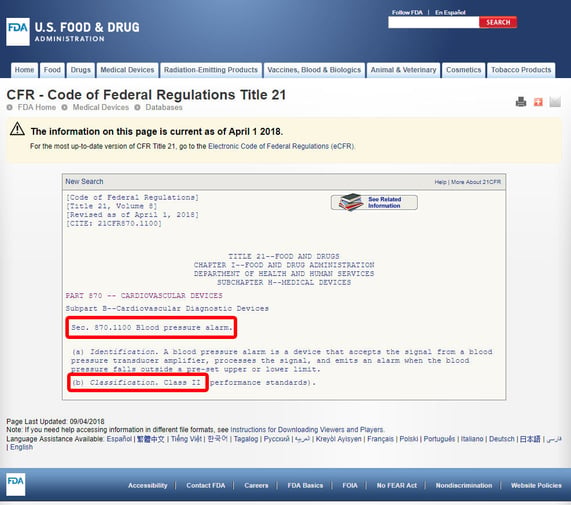 The 3 FDA medical device classes: differences and examples explained
