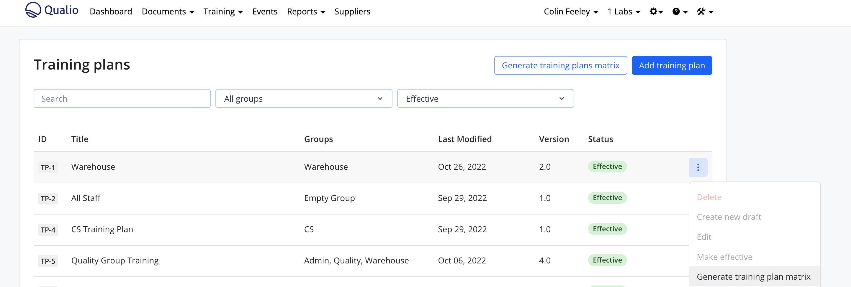 Even faster and easier training with Training Plans