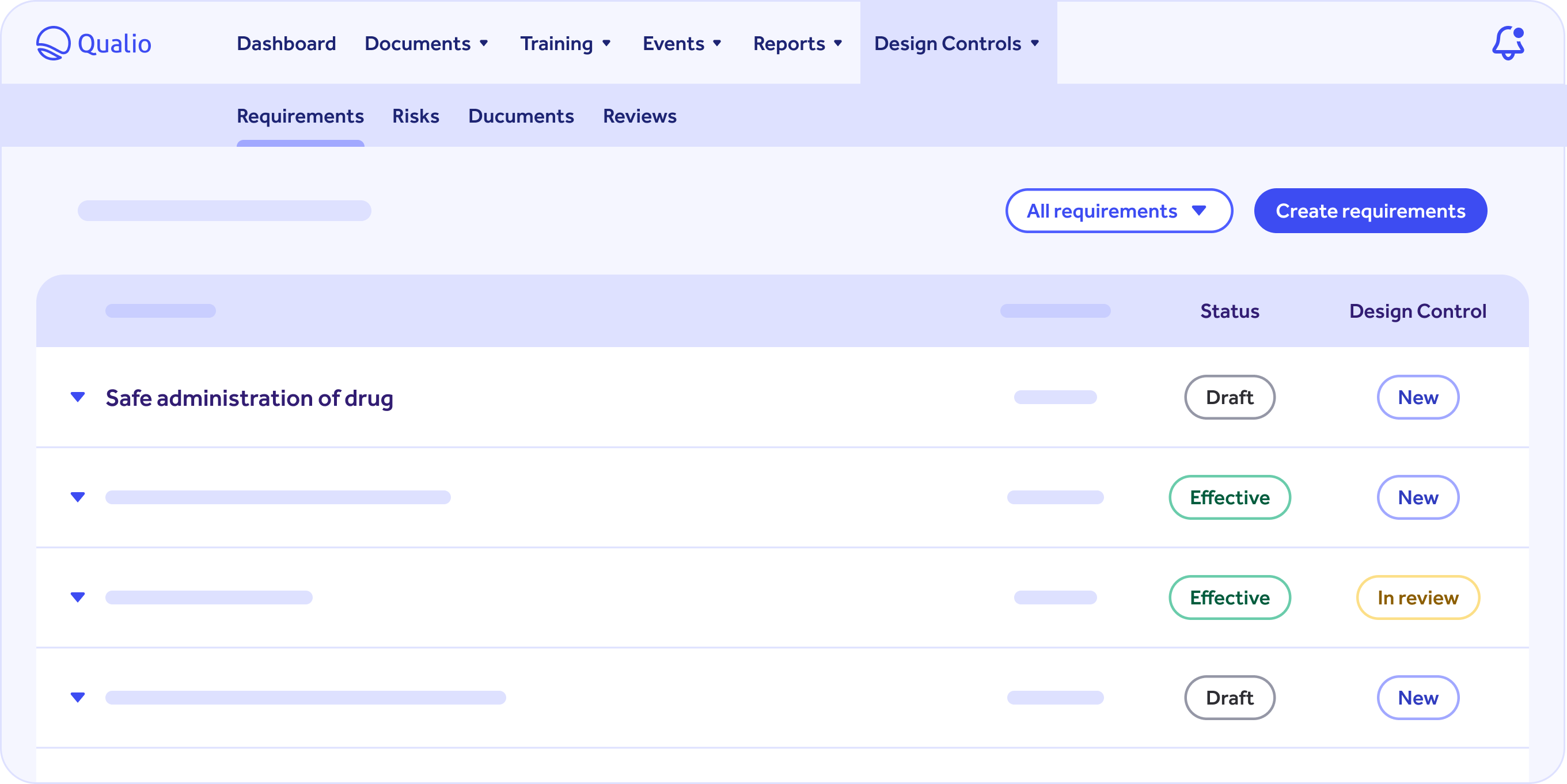 Easy design control software solution — Qualio
