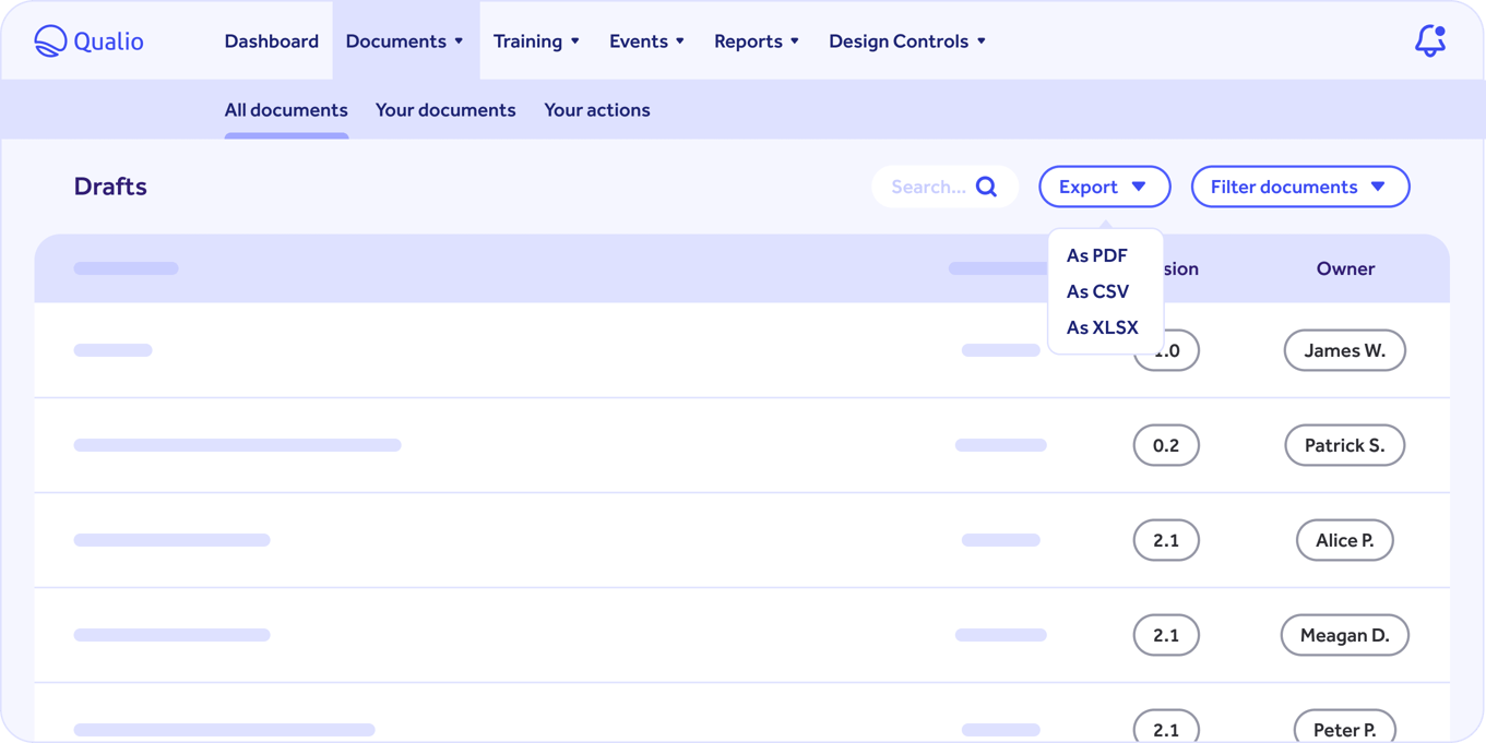 Qualio — Easy document management software