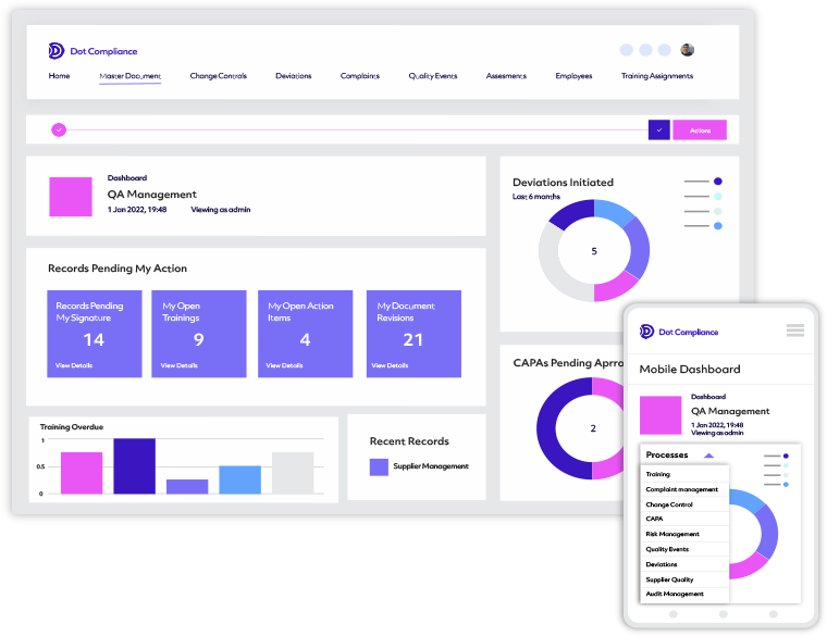 Qualio or Dot Compliance? eQMS comparison