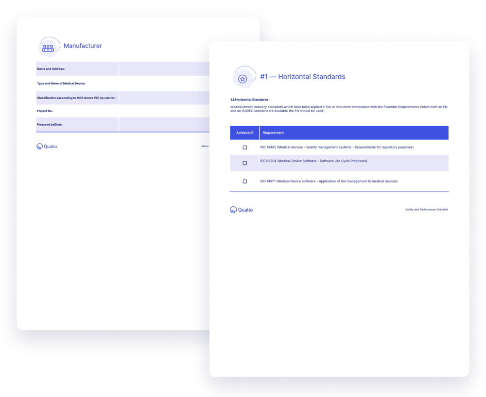EU MDR general safety and performance requirements (GSPR) checklist EU MDR general safety and performance requirements (GSPR) checklist